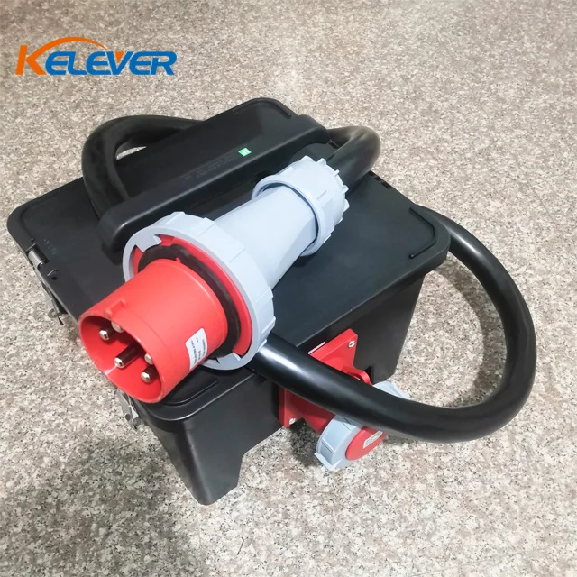 125A 3 Phase Audio Power Distro Box with 2X63A Outlets