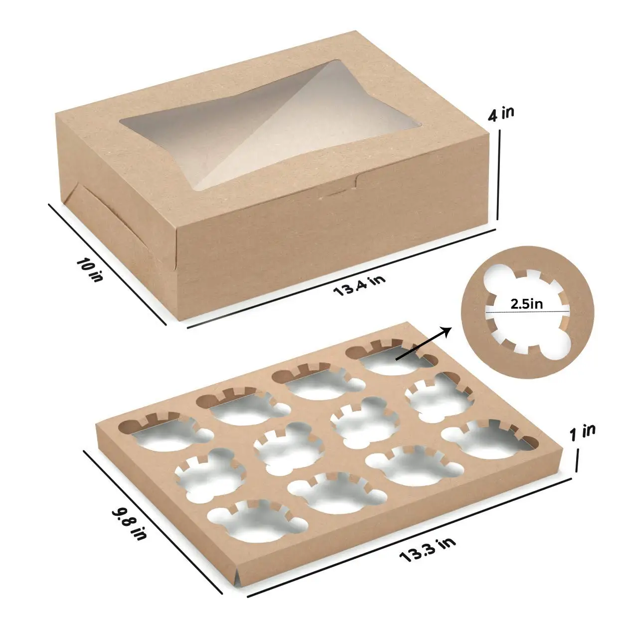 Custom Take Away Paper Boxes Cake Boxes For Cupcake And Bakery Packing ...