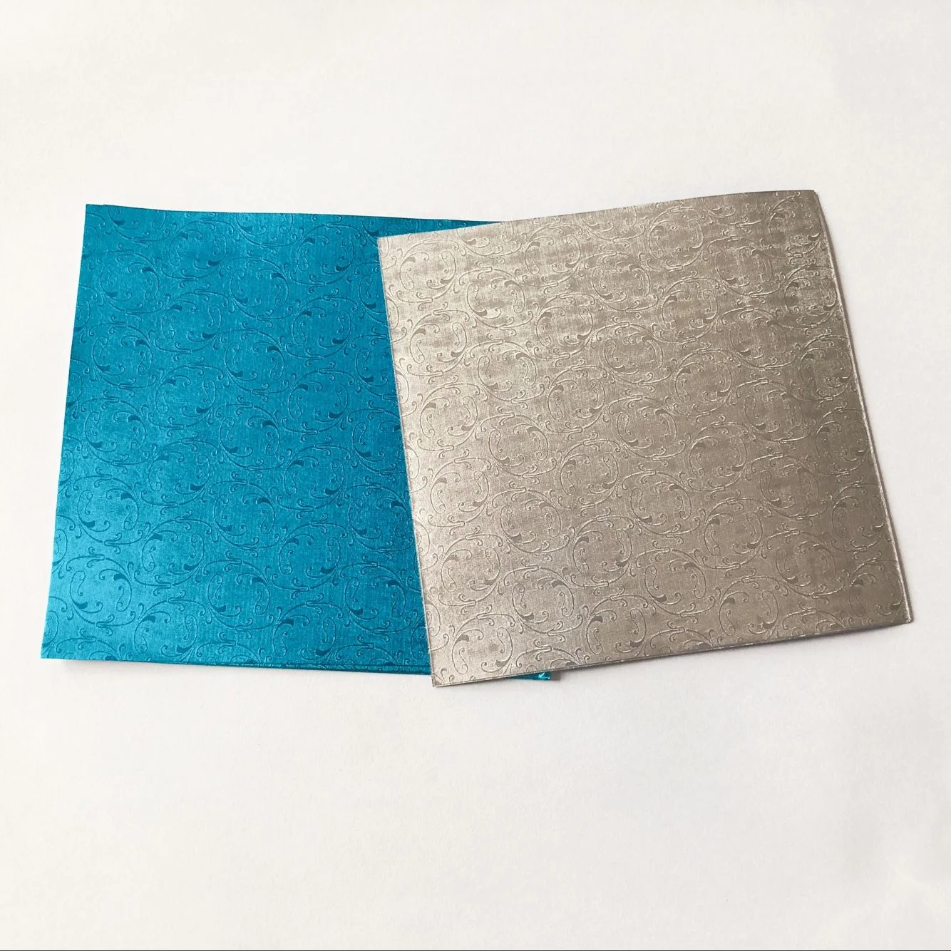 Blue Flower Emboss Aluminium Foil Candy Wrappers Sugar Wraps Paper For ...