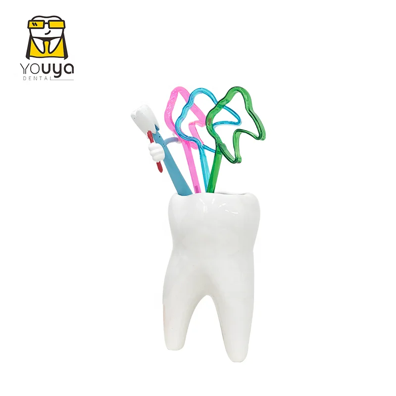 High Quality Ceramic Tooth Shape Pen Holder,Custom Pencil Holder - Buy ...