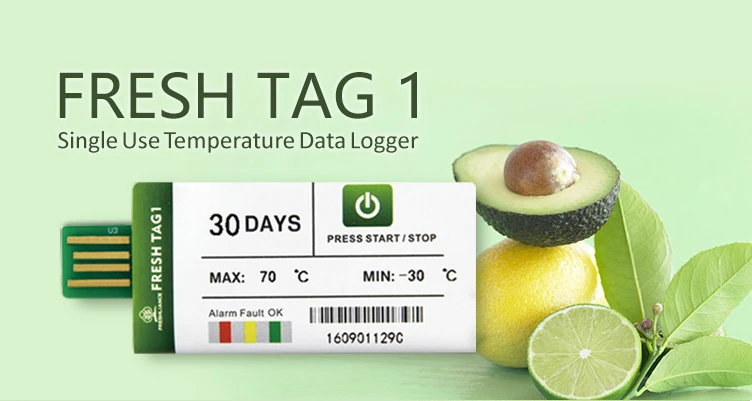 Freshliance Fresh Tag 1 Pdf Temperature Data Logger Usb Temperature Data Logger Temperature ...