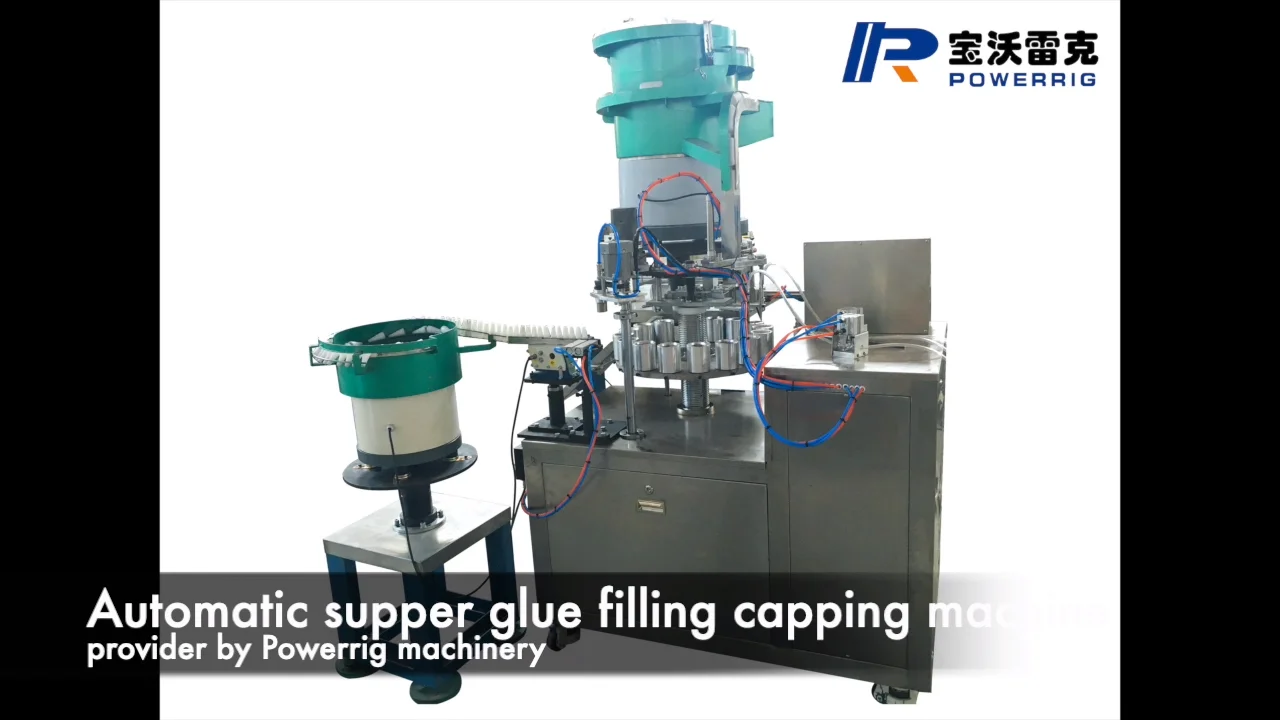 Adhesive Super Glue Bottle Filling Machine Cyanoacrylates Tube Filling ...