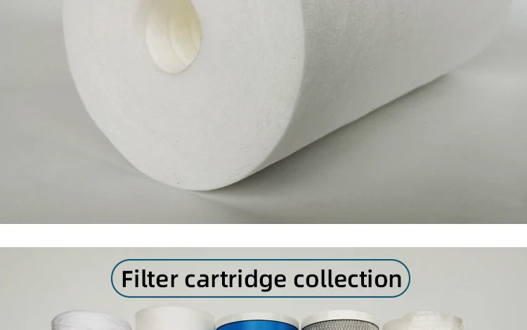 10 Inch 5 Micron Filtration Accuracy Large PP Cotton Filter Cartridge ...