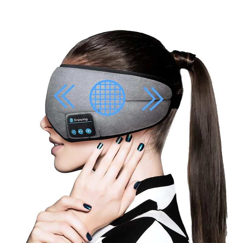 Washable Music Travel Bluetooth Sleeping Eye Mask Headphones Upgrade ...