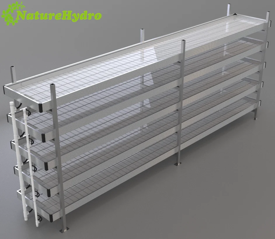 Vertical Ebb And Flow Grow Racks Hydro Bed/table Rolling Benches - Buy ...
