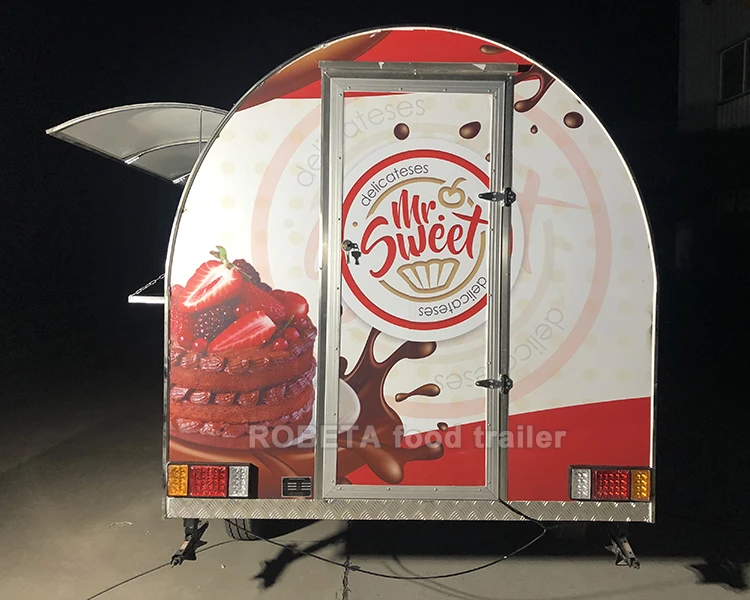 Mini Donut Cart /portable Food Stand / Portable Mini Food Trailer Truck ...