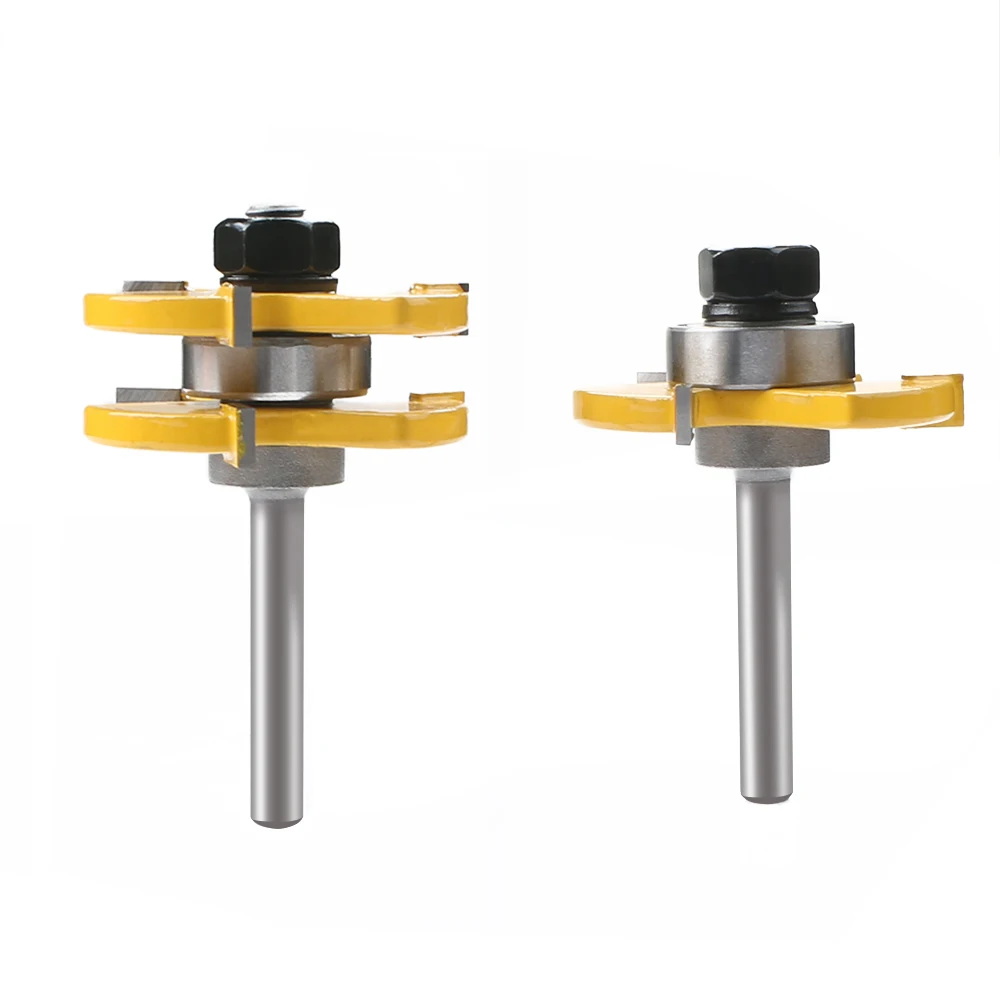 2 Pc 6.35mm Shank Chất Lượng Cao Lưỡi & Rãnh Lắp Ráp Bit Set Công Cụ C ...