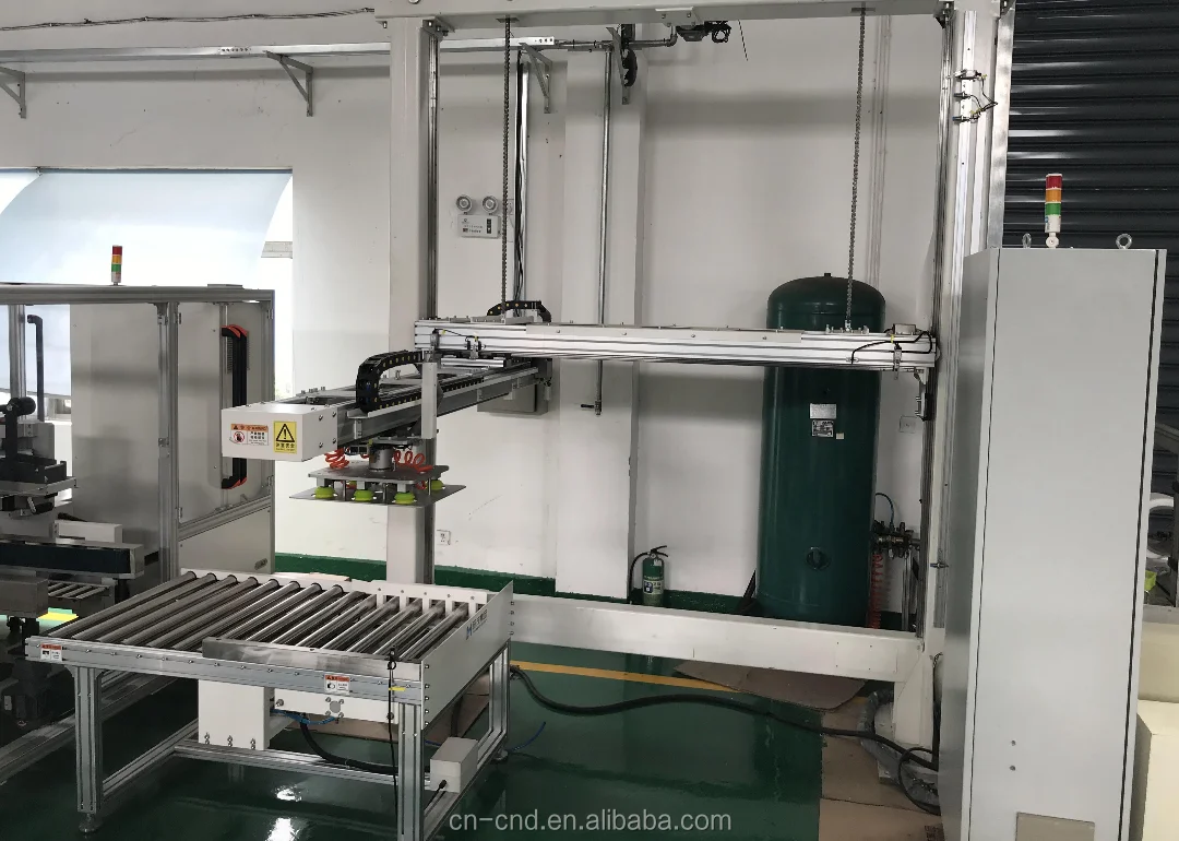 Full Automatic Corrugated Carton Box Palletizing Machine Package On ...