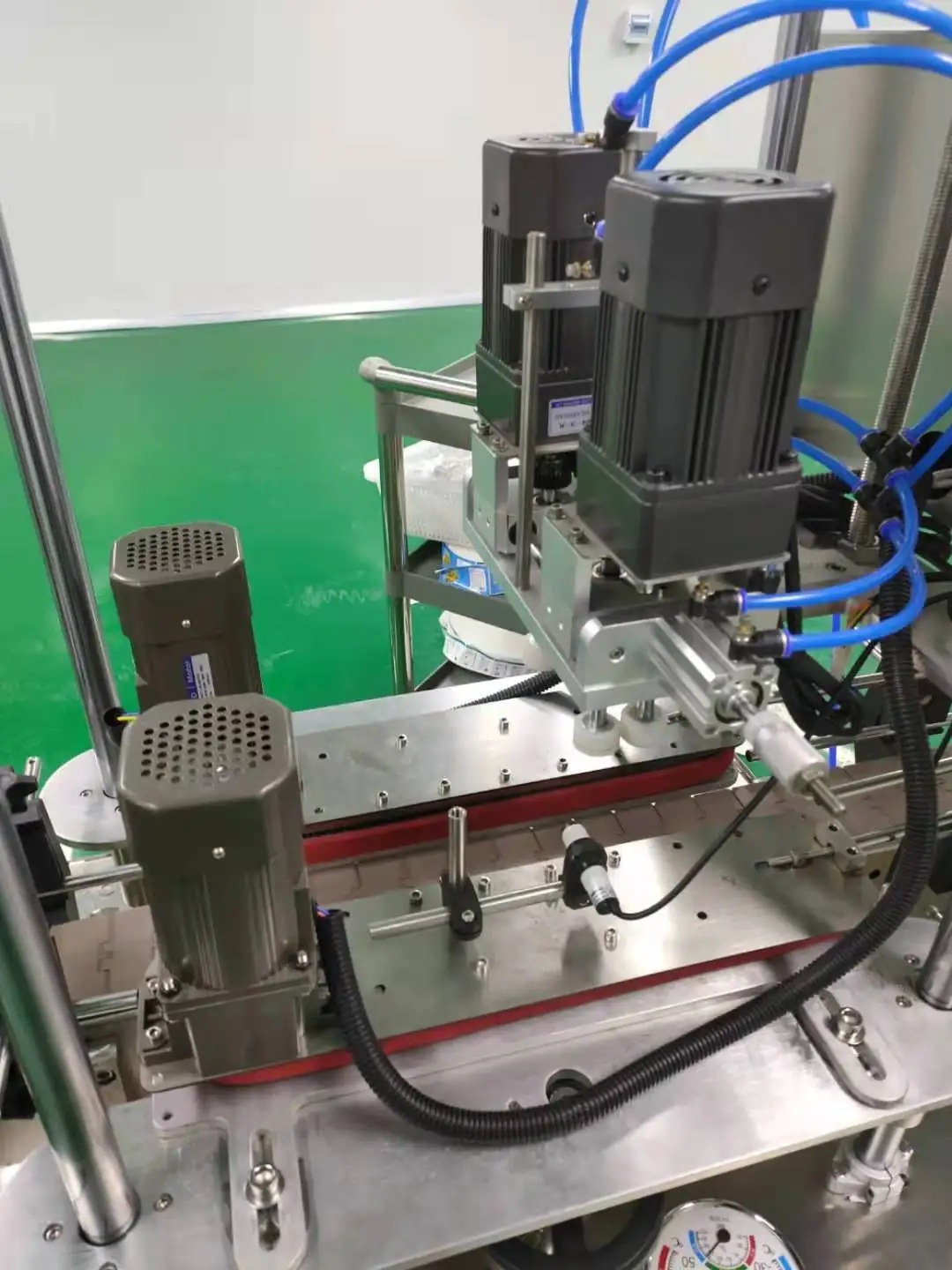 Semi-automatic Capping Machine Vacuum Pressure Double Head Capping ...