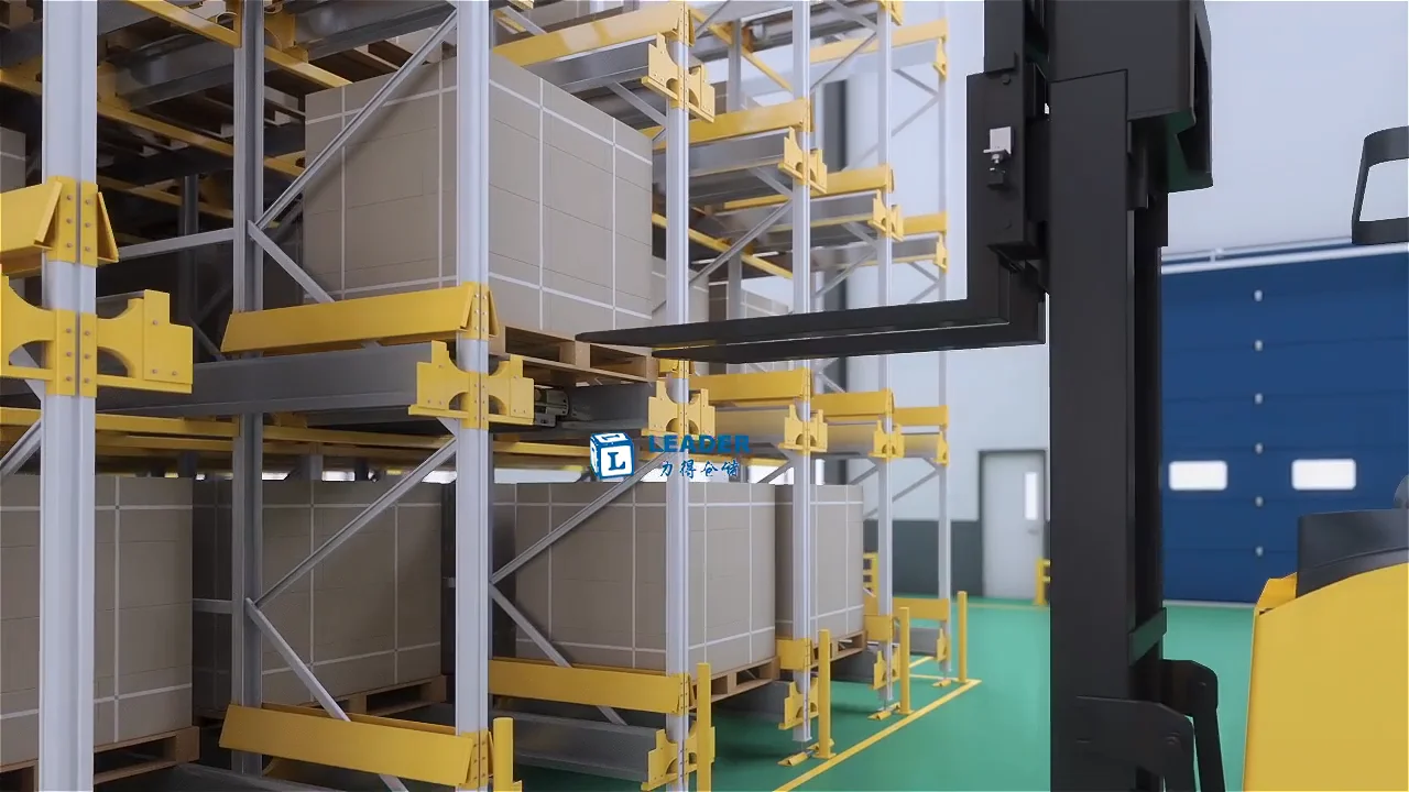 Cold Storage High Quality Automatic Radio Shuttle Pallet Racking System ...