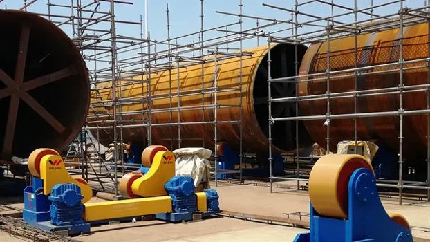 Automatic Tank Welding Machine With Welding Turning Roll Used For Tank ...