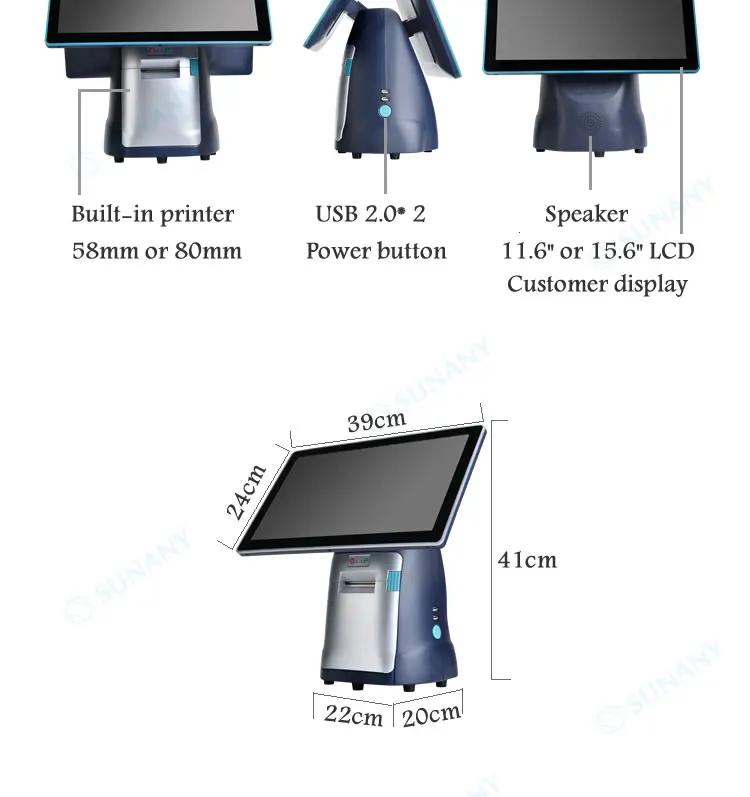 Pos All In One Pos Touch Screen Android Windows Lottery Restaurant ...