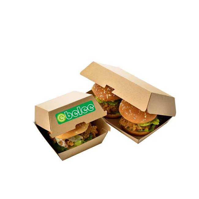 Custom Paper Burger Box Hamburger Packaging| Alibaba.com