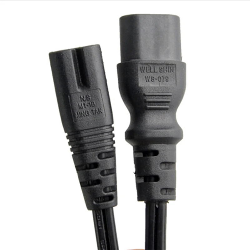 European Iec320 C7 Female To C8 Male Plug Extension Cord Iec 320 C7 C8
