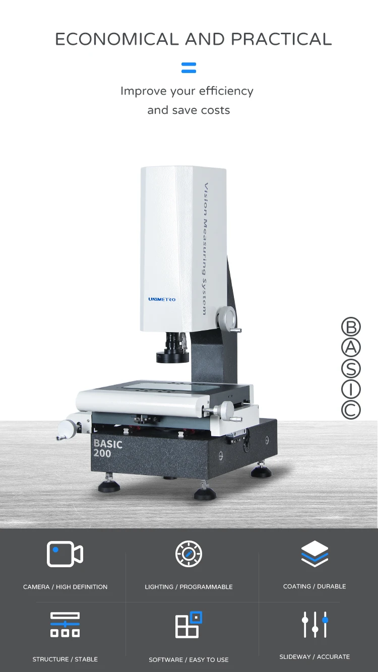 Manual Video Measuring Machine 3d Measuring Optical Measuring System ...