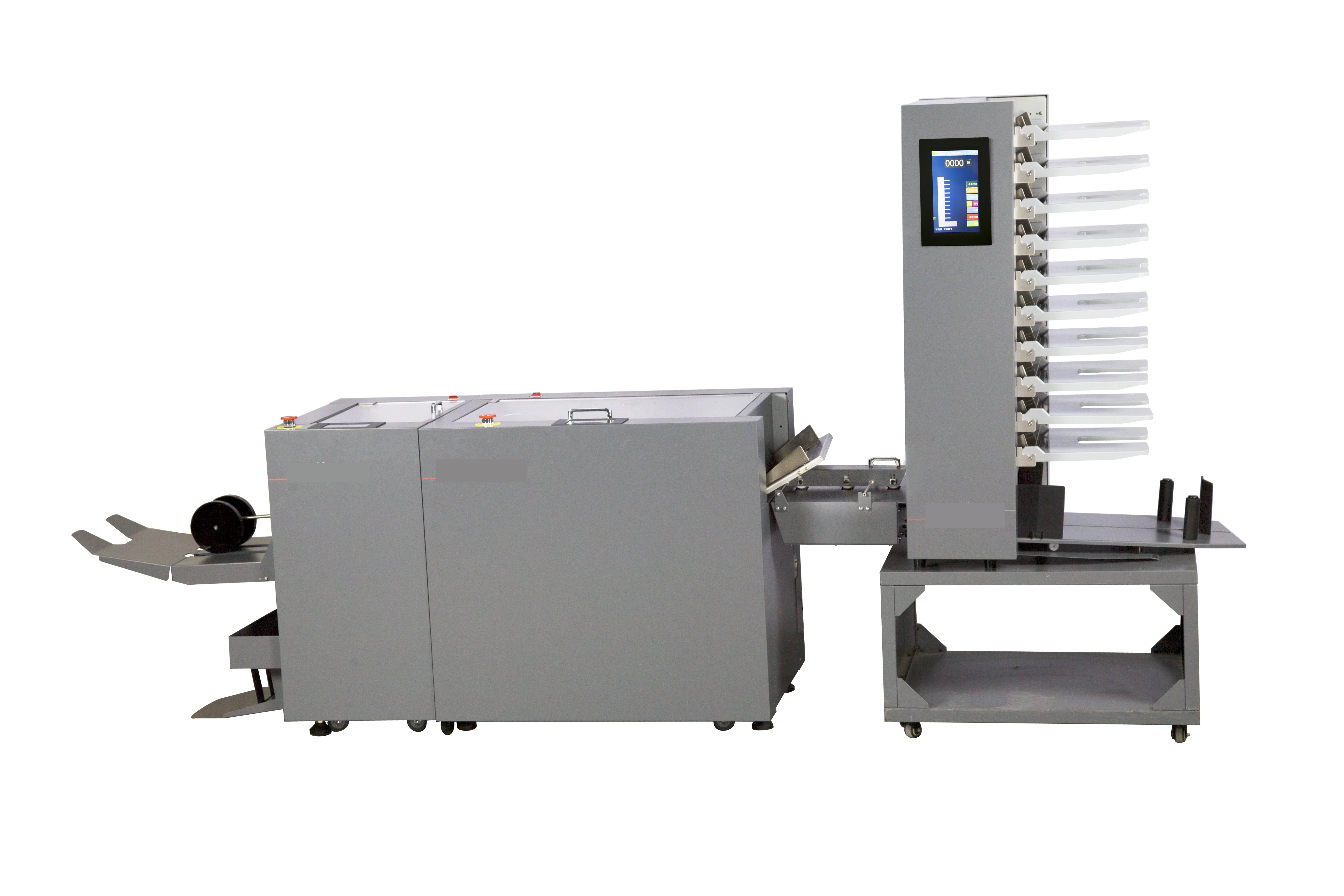 ZL-III Digital Paper Collator with Booklet Maker & Saddle Stitching