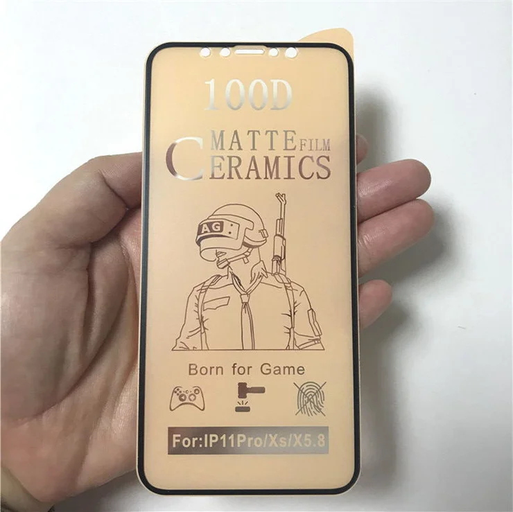 100d Matte Ceramics Film Screen Protector For Iphone X Xr Xs Max - Buy ...