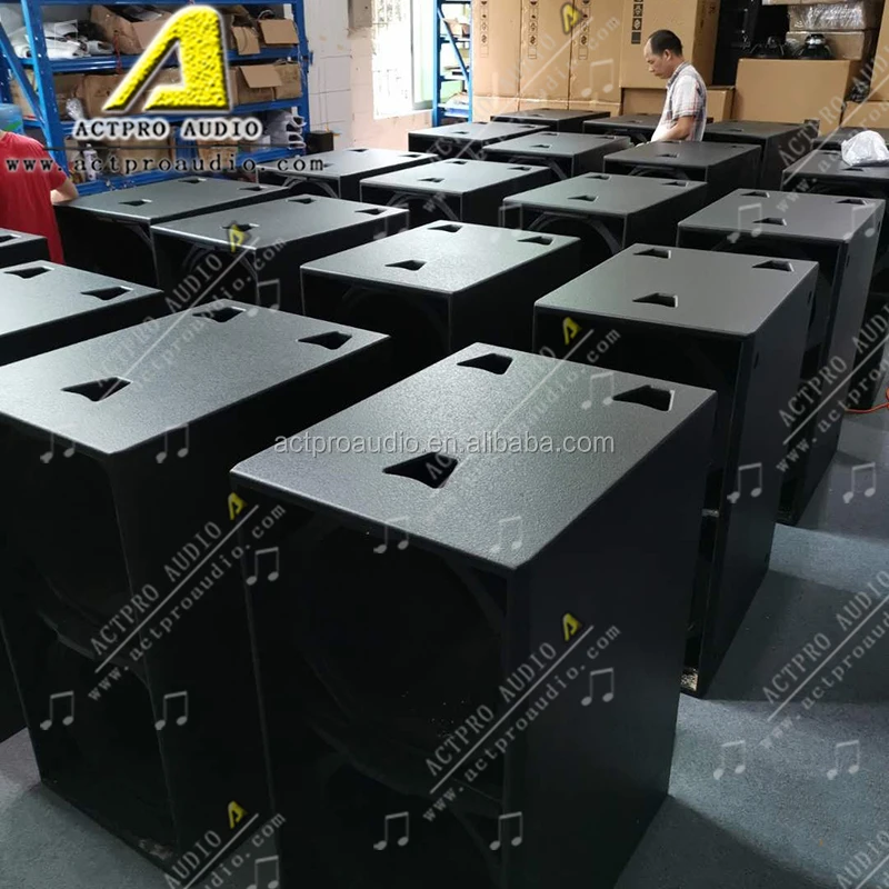 S218 Cabinet Box Subwoofer Double 18 Inch Sub Made in China