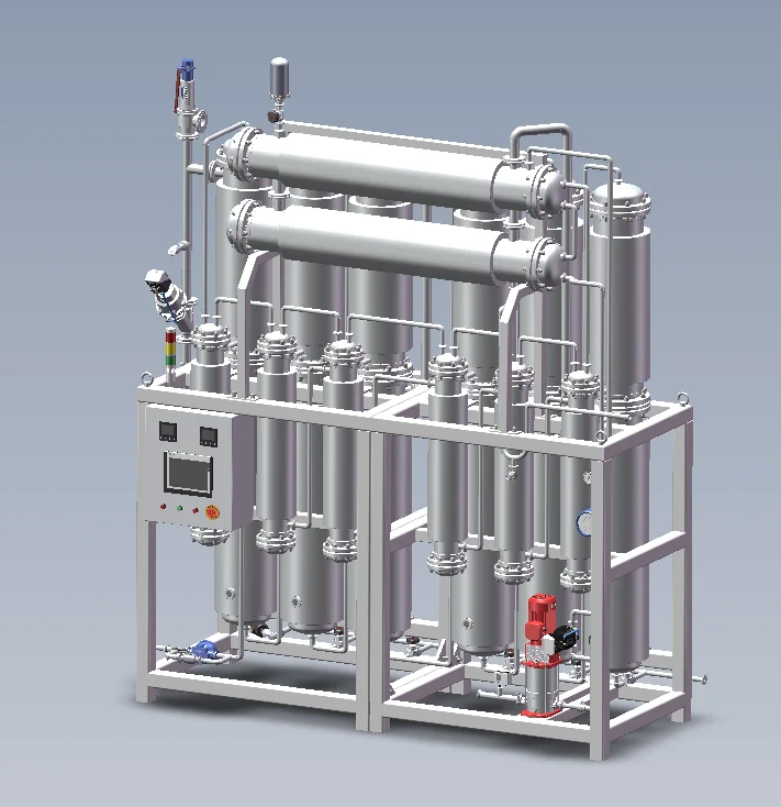 3000l/h Multi Column Distillation Plant & Multi-effect Wfi Stills For ...