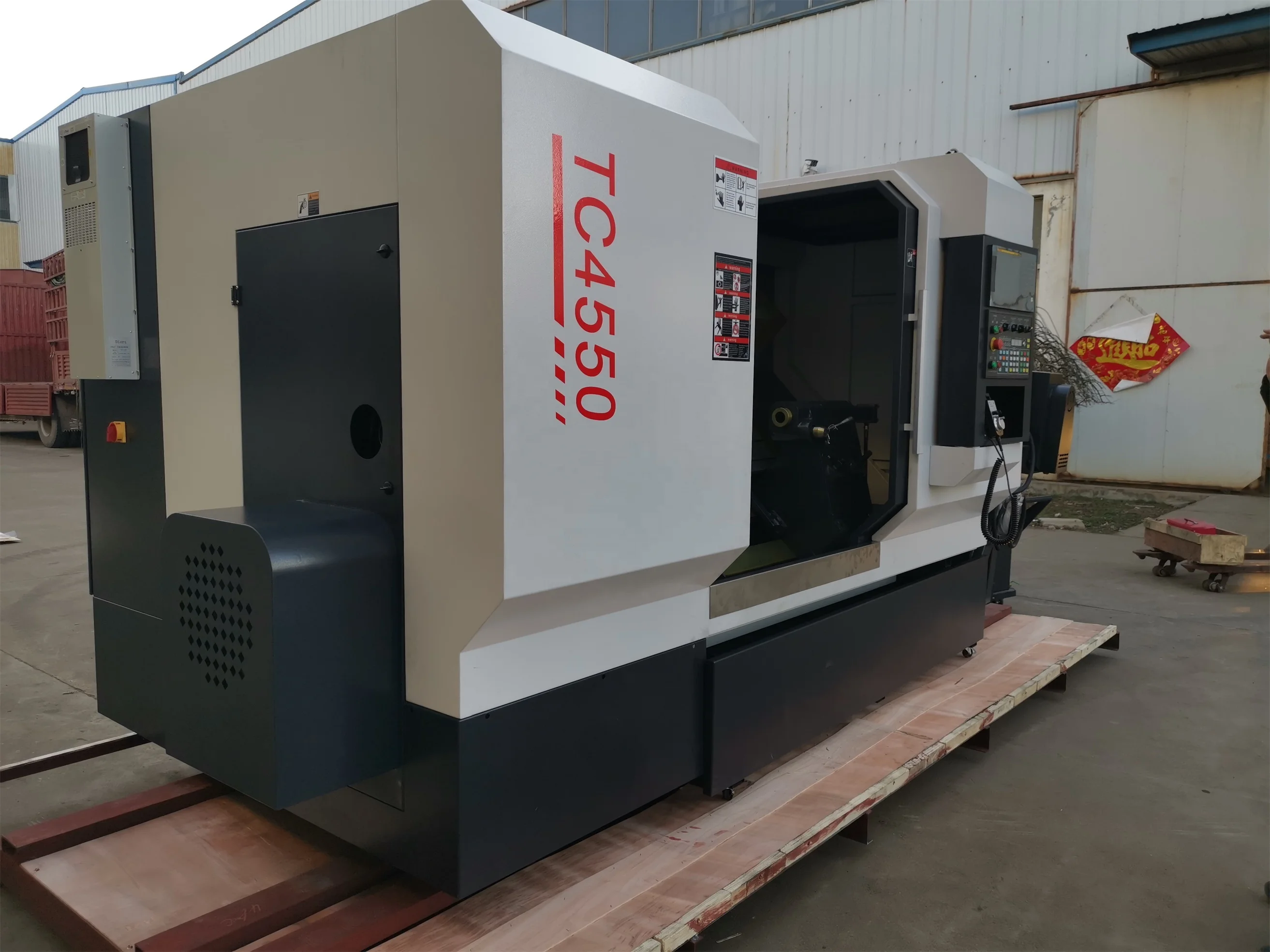 Tc4550 Taiwán,Camino Lineal,Cama Inclinada De Alta Precisión,Torno Cnc ...