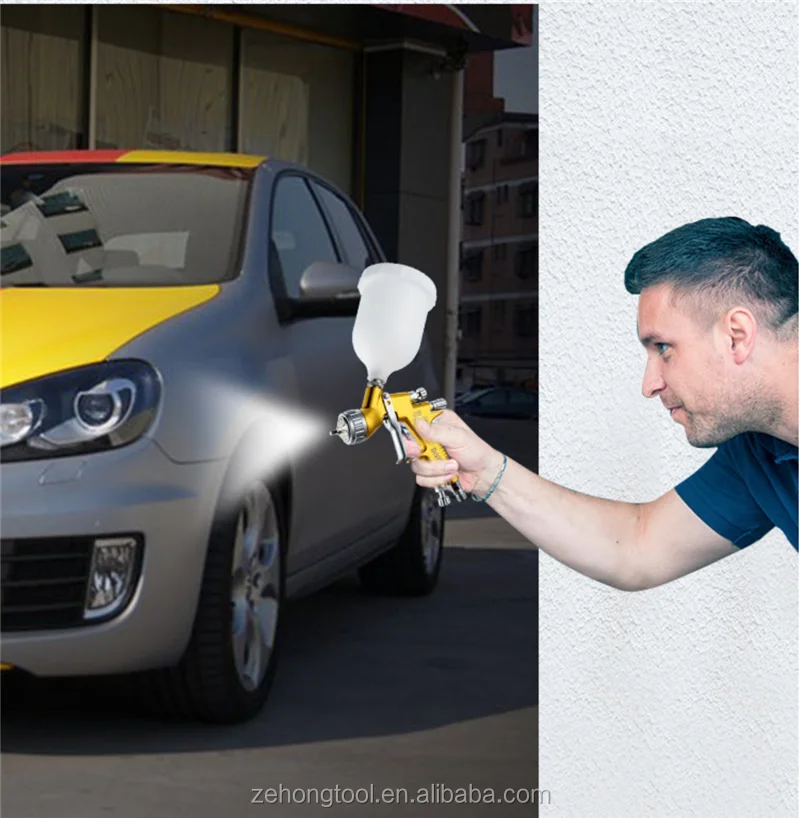 Original Hyfire Git Pro Lite Golden1.3mm Nozzle Spray Gun Paint Gun ...