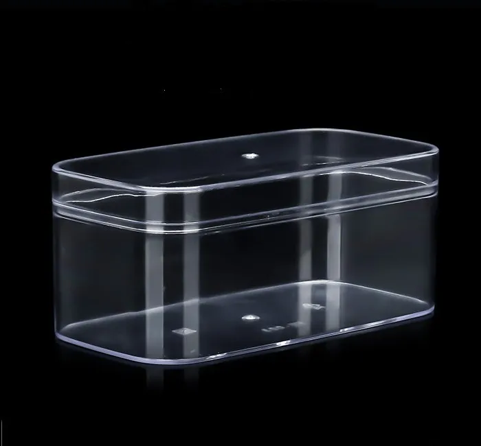 Food Grade Transparent Rectangular Cake Plastic Food Container Box ...
