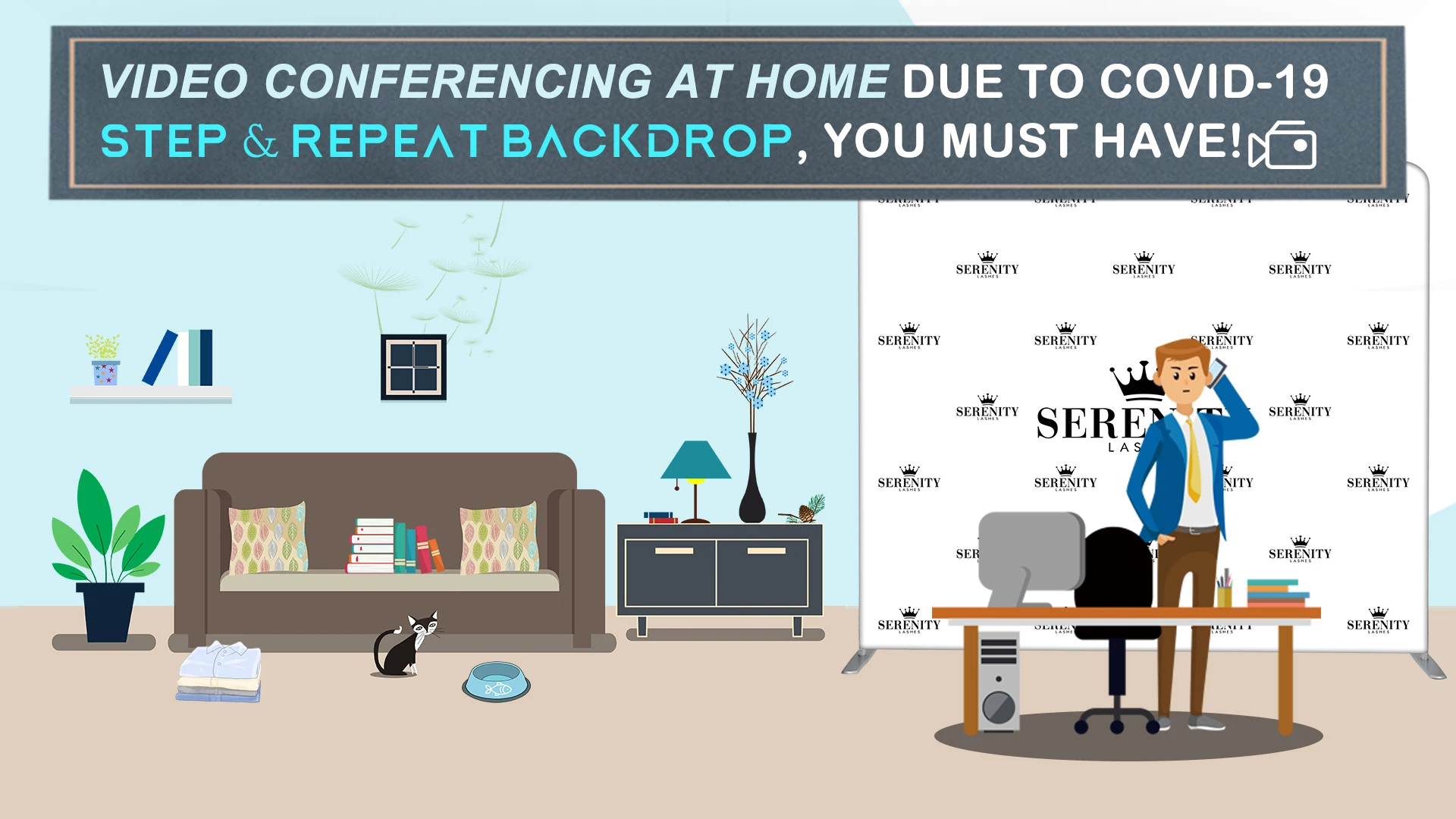 Trade Show Media Wall Display Tension Fabric Pillow Case Custom Back ...