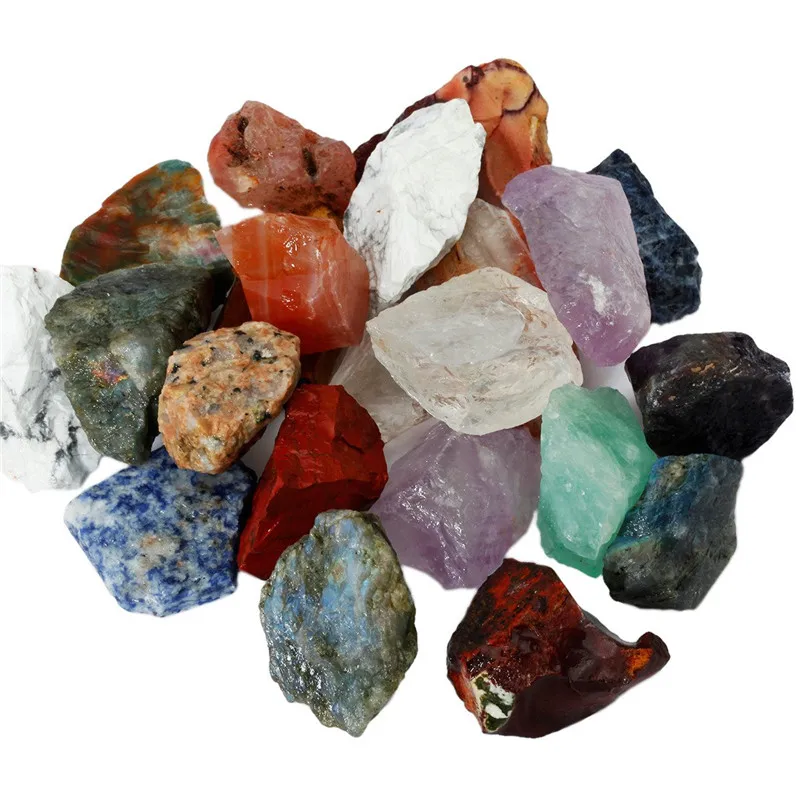 Natural Mixed Landscaping Colored Raw Stones for Decor