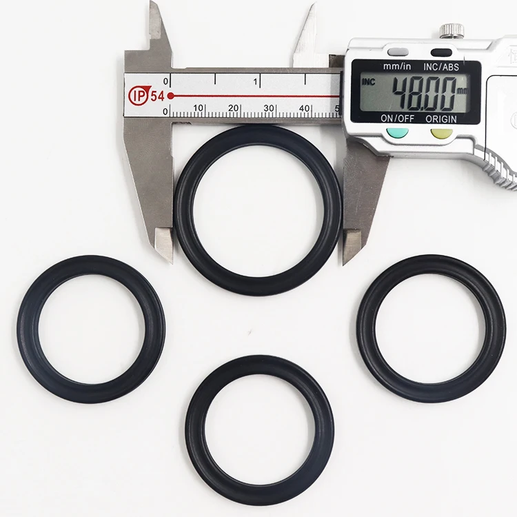 NBR FKM Rubber Sealing O X Shape Quad Ring Kit Selection