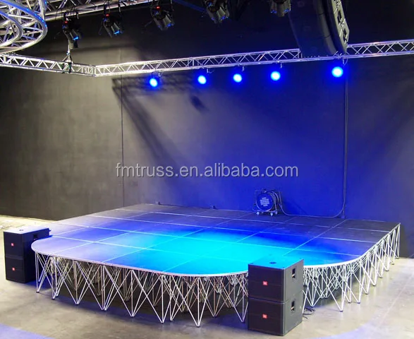 Portable Aluminum Stages Event Stages For Sale Foldable Stage 1.22m 4ft ...