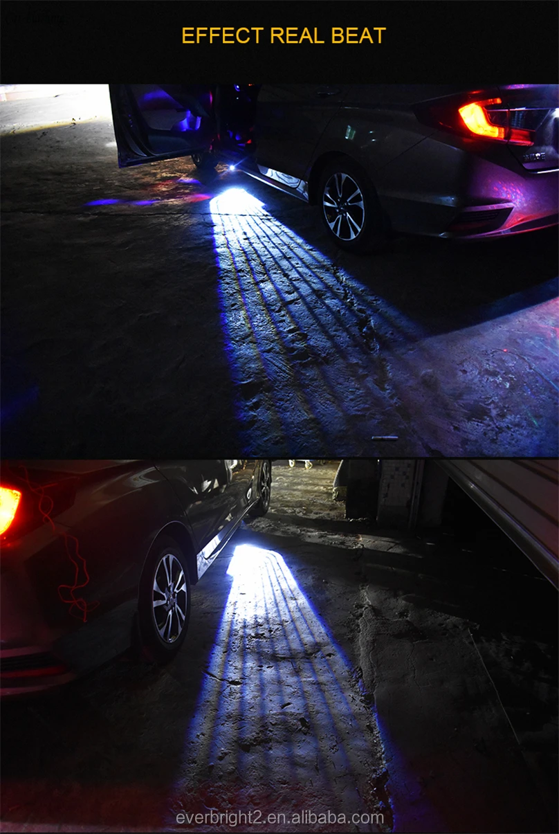 Universal Led Angel Wings Car Welcome Light Shadow Courtesy Light ...
