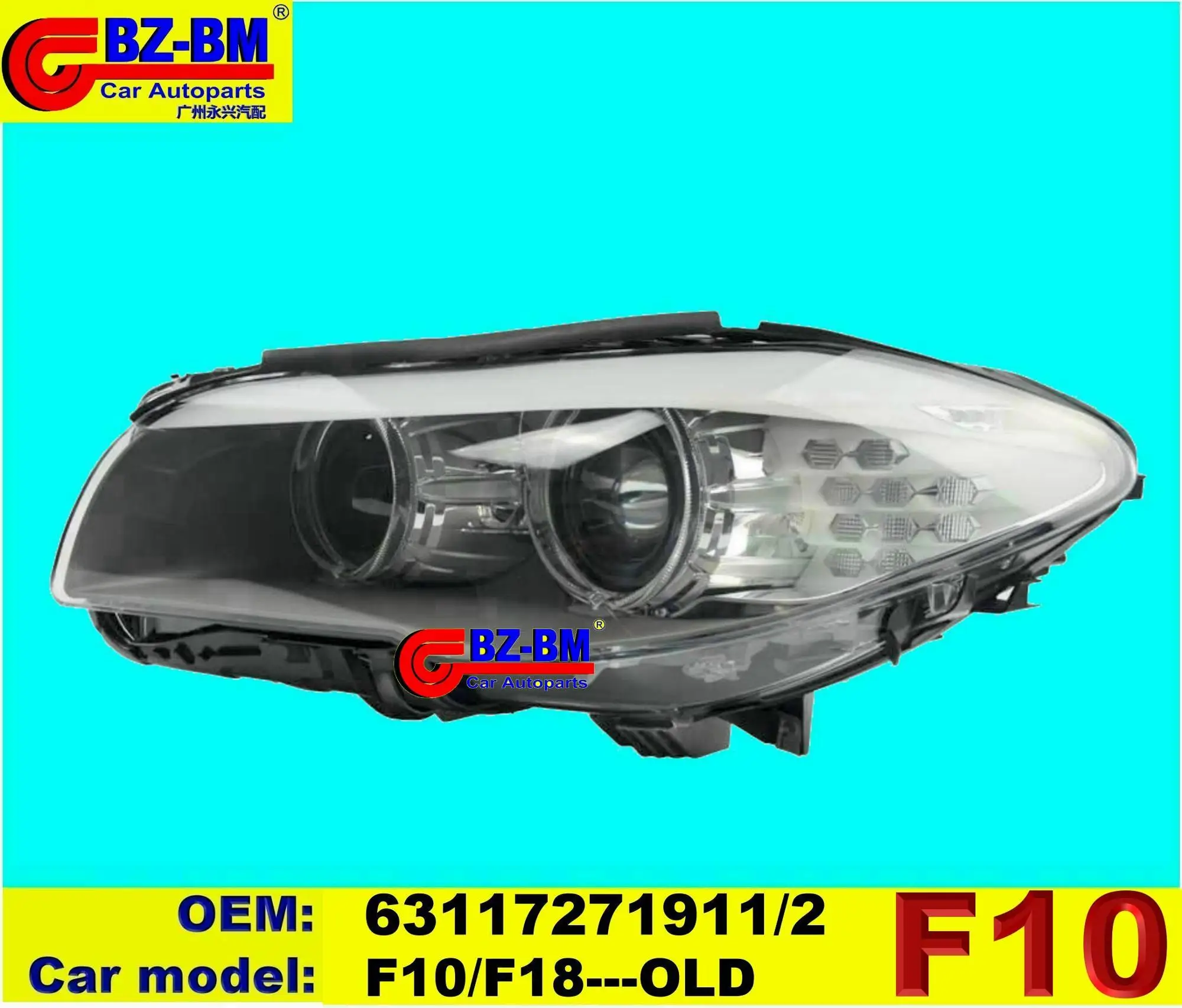 HEAD LAMP Xenon hid for bmw E87 X5 E60 E90 OLD 63117161667 3117161668 ...
