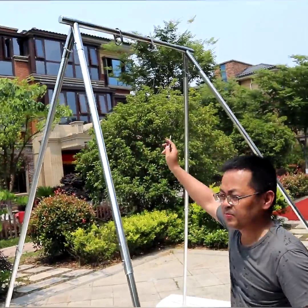 Aerial Yoga Frame Height Adjustable Portable Aerial Yoga Equipment A ...