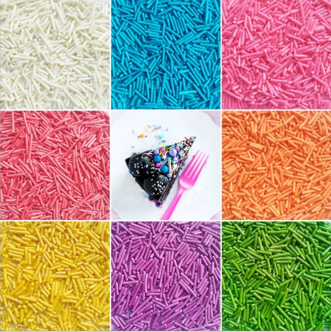 Chocolate Vermicelli Sprinkles Candy Cake Decoration Extruder Making ...