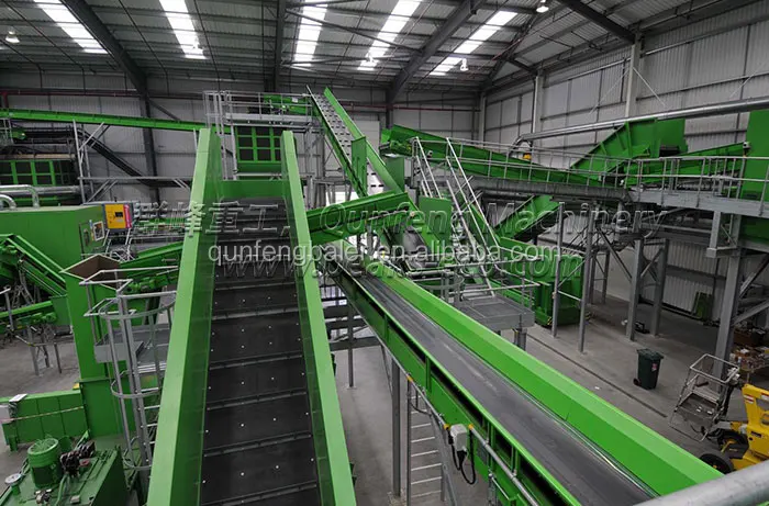 Automatic Municipal Solid Waste Recycling Plant Sorting Line - Buy ...