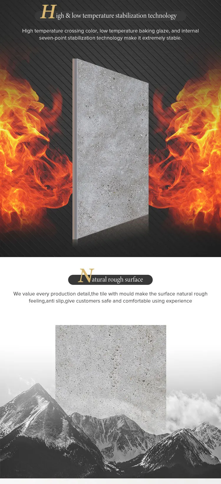 120x60cm Full Body Homogeneous Tile Rustic Matt Terrazzo Design - Buy ...