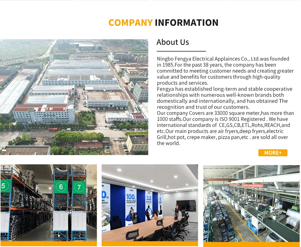 Ningbo Fengya Electrical Applainces Co., Ltd. - Air Fryer, Deep Fryer