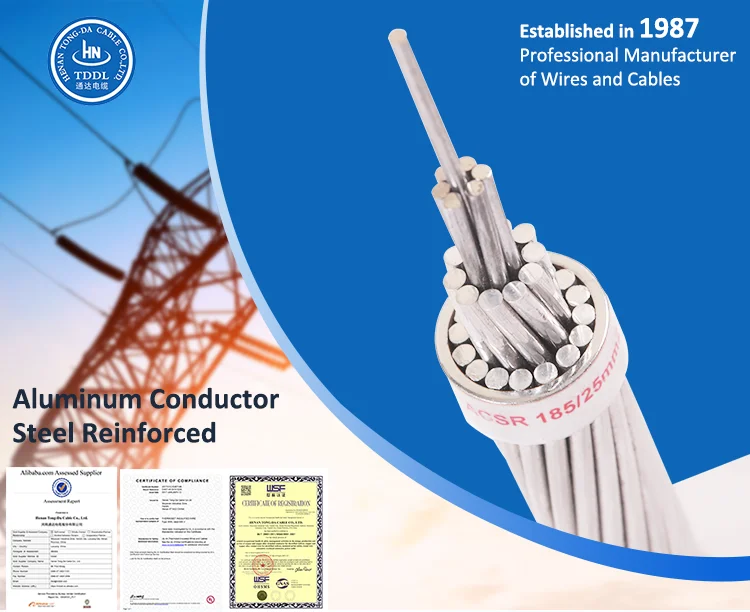 TDDL Aluminum ACSR Conductor - 477 Mcm ASTM Standard