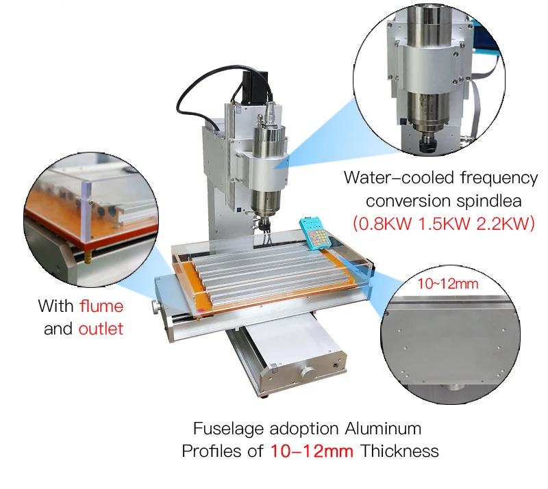 3 4 5 Axis Cnc Router Milling Machine 6040 Router Vertical Cnc Machine ...