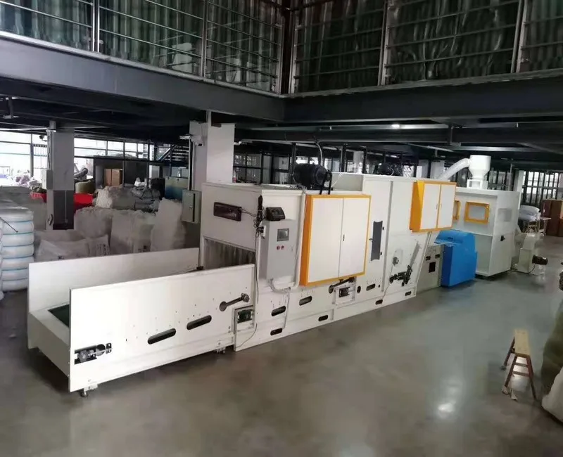 High Quality Pillow Stuffing Machine Double-head Seat Cushion Filling ...