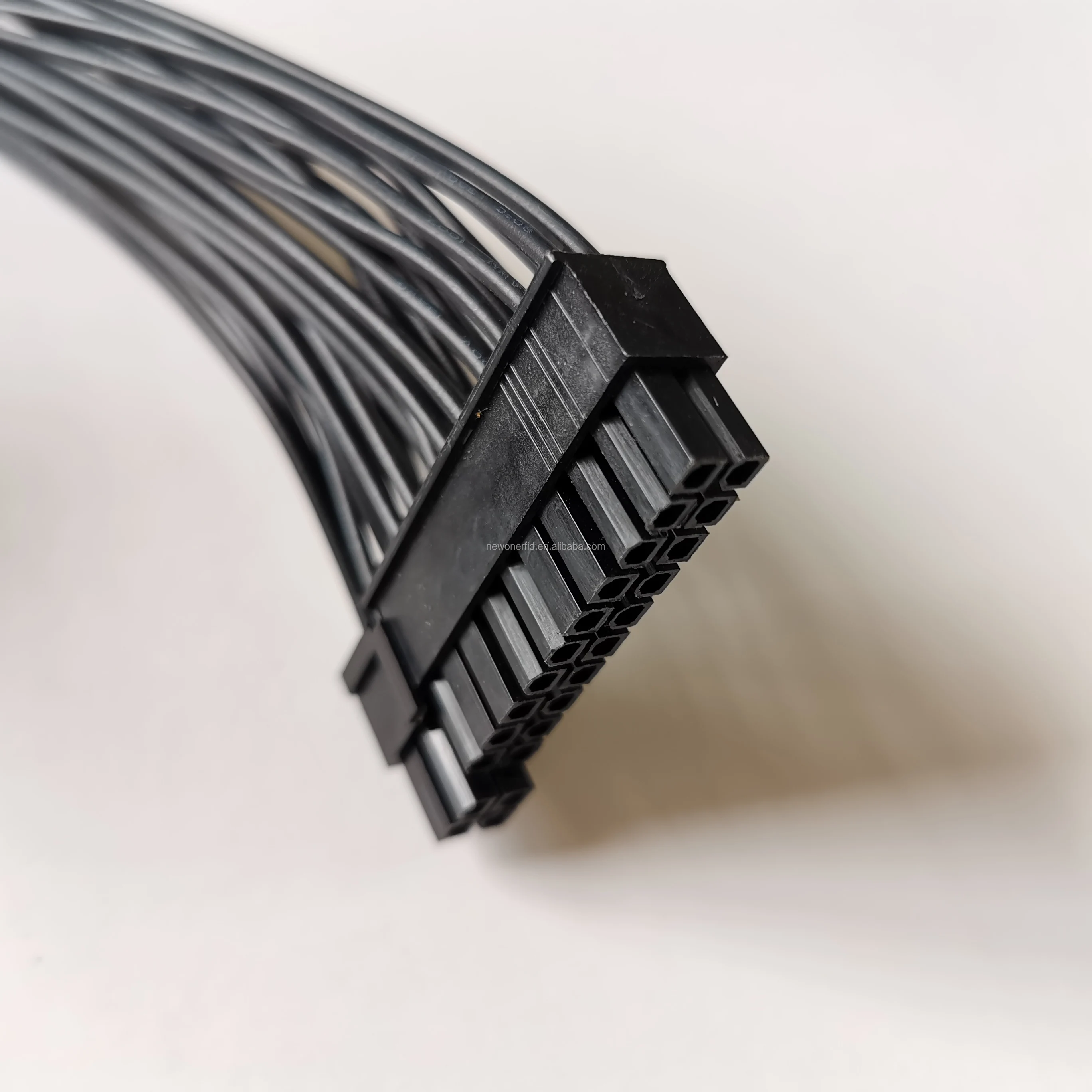 Dual Psu Power Supply 24 Pin 20+4 Pin Adapter Cable For Atx Motherboard ...