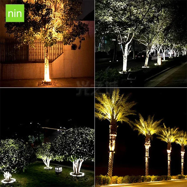 Coconut Hug Tree Lights Palm Landscape Lamp 12w 24w 48w Spotlight ...