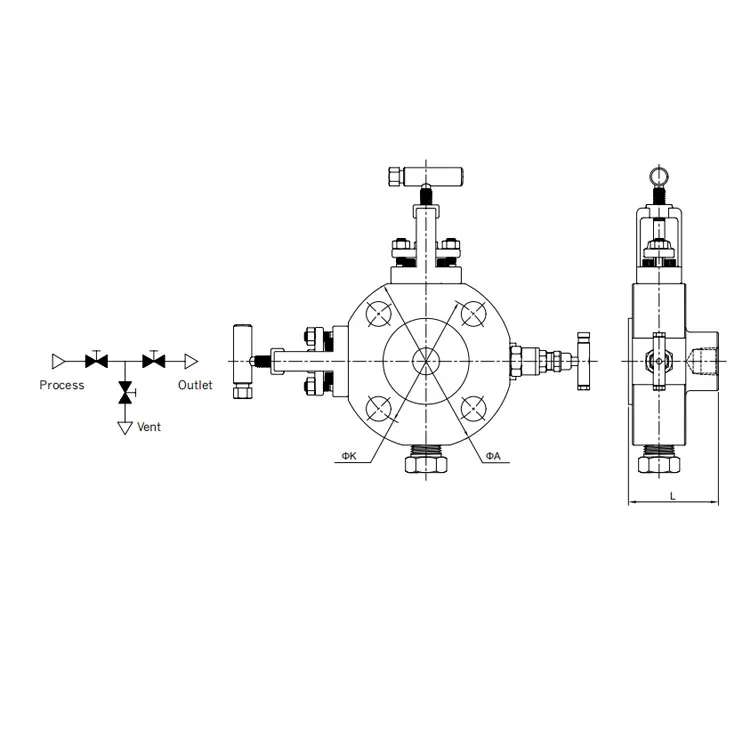 Monoflange Block and Bleed Valve Dbb Ball Valve - HI-TEK