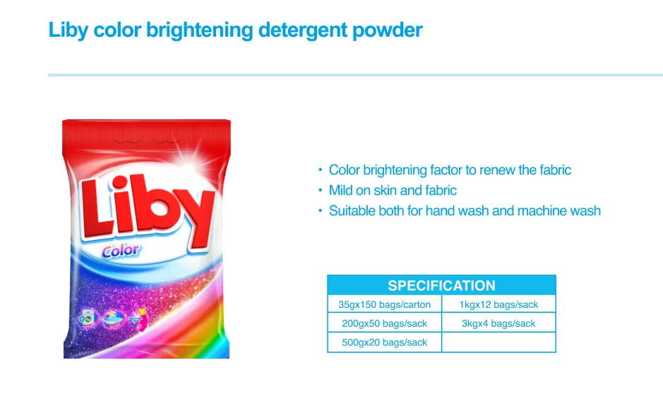 Chinese Washing Powder Supplier Wholesale Brand Liby Super-clean ...