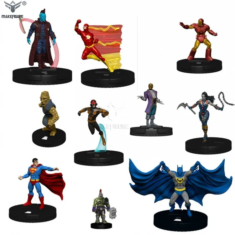 Custom Cartoon Superheros Pvc Miniature Figure,Mini Plastic Miniature ...