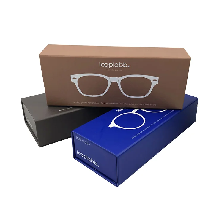 Magnetic Pu Box Cardboard Custom Eyeglasses Cases Sunglass Package For ...