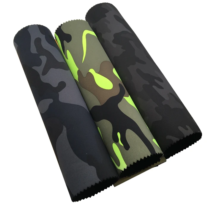 Soft Neoprene Fabric Sheets Custom Made Printed Nylon Fabric Lining 2mm ...