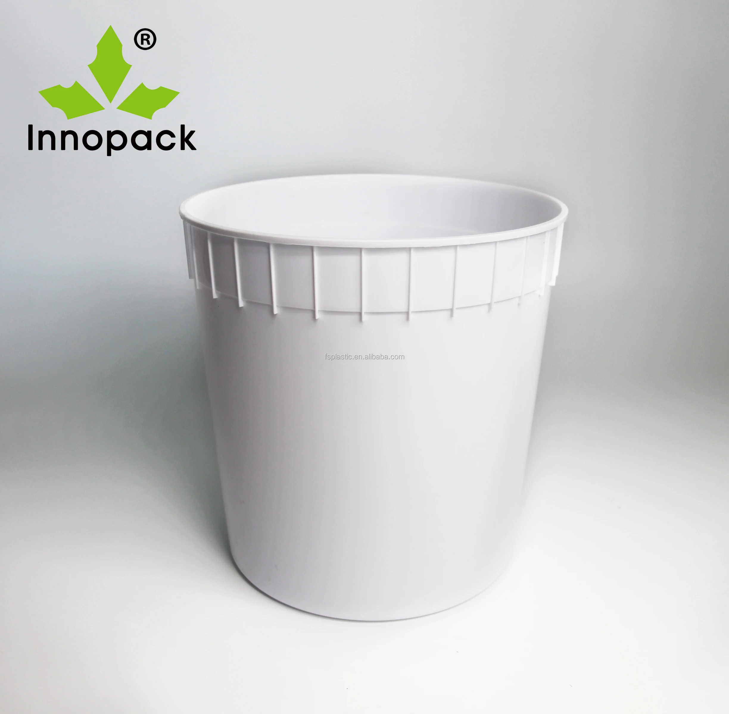 3 Gallon (11.4 L),White,Hdpe (high Density Polyethylene) Plastic ...