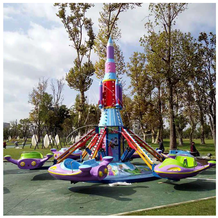Funfair Rides Amusement Park Equipment Self Control Airplane Rides For ...