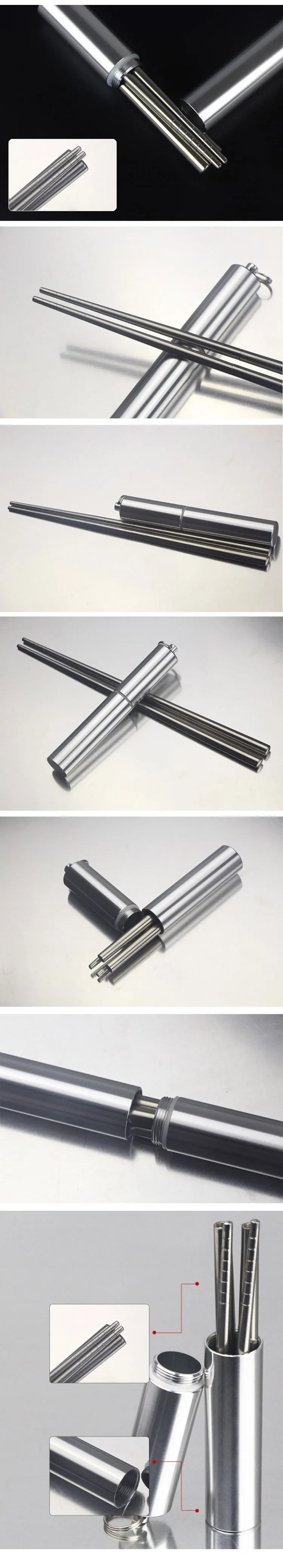 Retractable Stainless Steel Chopsticks - Perfect for Travel